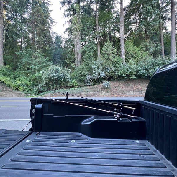 Fishing Rod Holder for Toyota Tacoma Bed Rail - Above the Bed Version ...