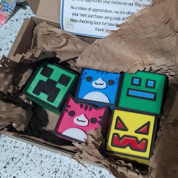 Printable Geometry Dash Decorations, Digital Download, Geometry Dash ...