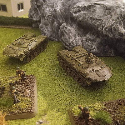 German LARS Multiple Rocket Launcher 1/100 Flames of War Team Yankee - Etsy