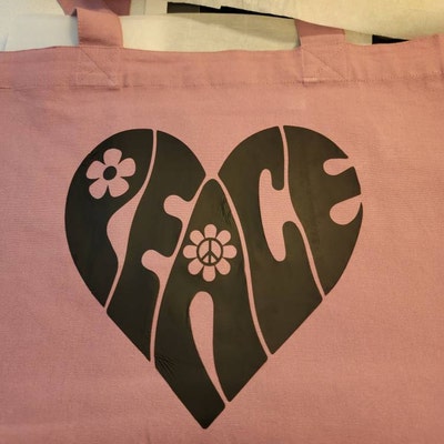 Retro Peace Heart Svg Files for Cricut, Groovy Hippie SVG for Shirts ...