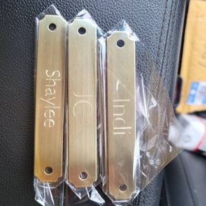 Solid Brass Saddle Plate Halter Plate Bridle Plate - Etsy