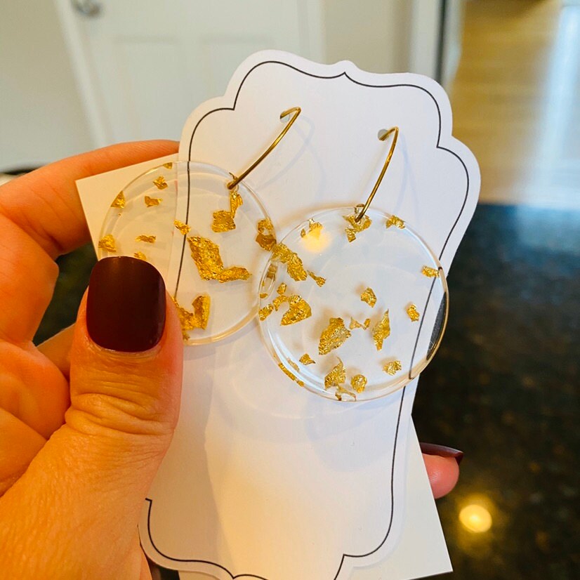 Gold Foil Earrings