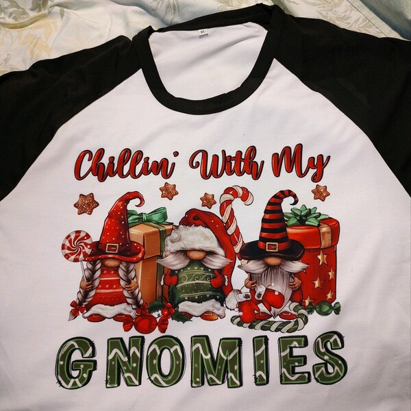 Chillin' With My Gnomies Png Sublimation Design, Christmas Png, Gnomes Png, Christmas Gnomes Png ...