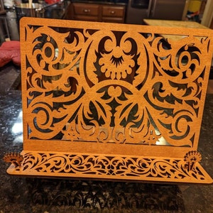 Recipe Book Holder, iPad Holder, Tablet Holder, Cookbook Holder, Book ...