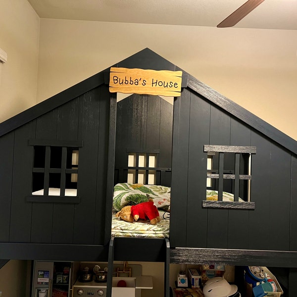 Personalized Treehouse Sign Playhouse Sign Treehouse Custom Wood Sign ...