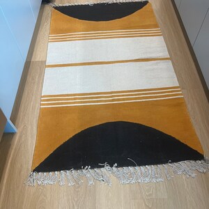 3x5 Feet Cotton Rug Handmade Rug Area Rug Handmade Block - Etsy