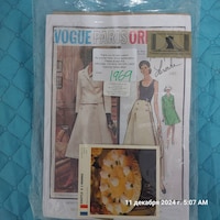 1957 Vintage VOGUE Sewing Pattern COAT Medium B32″ – 34″ (1832 ...