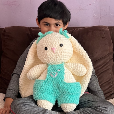 DIGITAL PATTERN: Chonky Bunny Crochet Plushie - Etsy