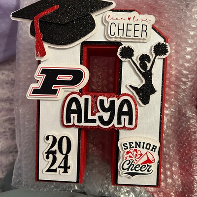 Cheer Team Gifts 3D Letter Personalized Cheerleader Gift Cheer Coach ...