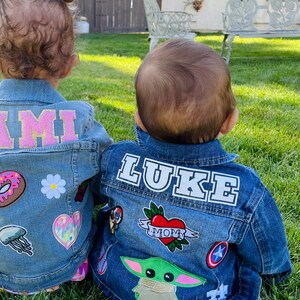 Kids Custom Clothing Custom Jean Jackets Personalized Clothing ...