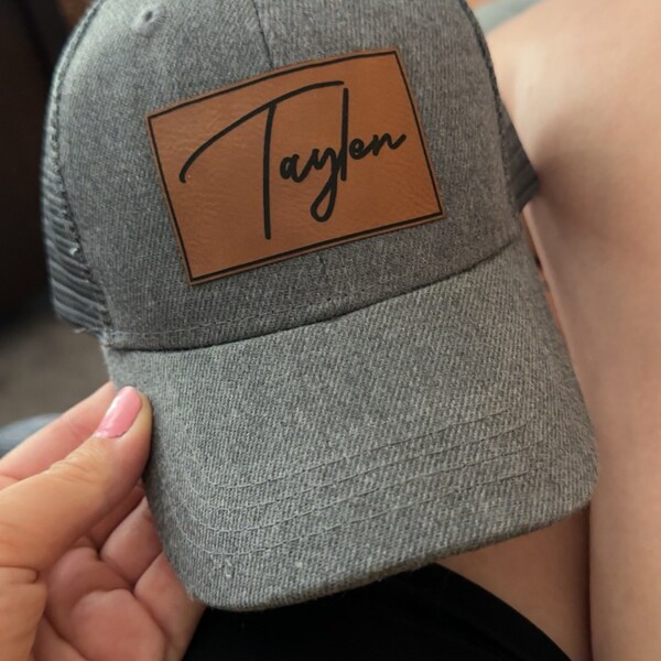 Custom Toddler Ball Cap Hat With Mesh Back, Infant Hat, Signature Hat ...