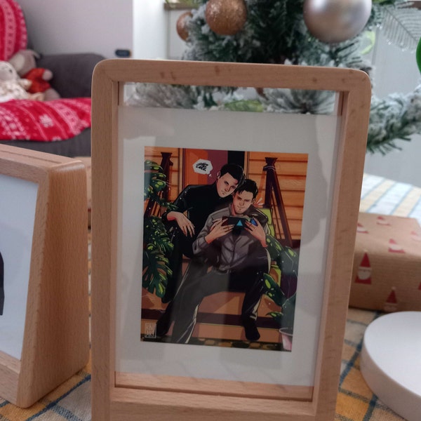 Colorful Acrylic Frame, Box Photo Frame Display, 6-inch, 7-inch, 8-inch Desktop Photo Frames ...