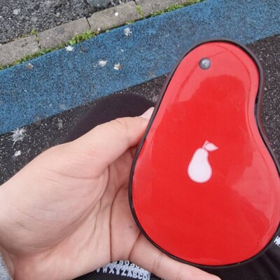 Non-working Fake Toy Transparent Handmade Pear Phone iPhone Made of ...