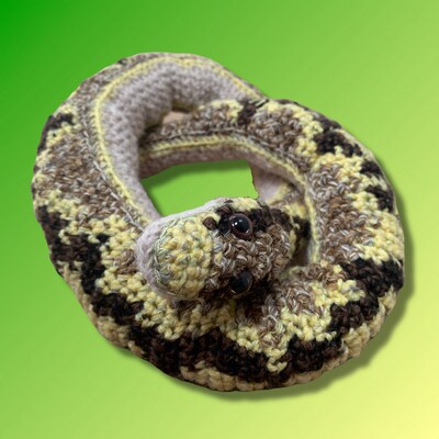 Ball Python Amigurumi Crochet Pattern, Betty the Realistic Plush Snake ...