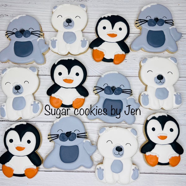 Arctic Animal Babies Cookie Cutter - Etsy