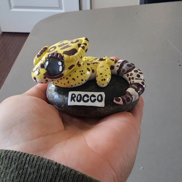 Customized Gecko Figure, Polymer Clay - Etsy