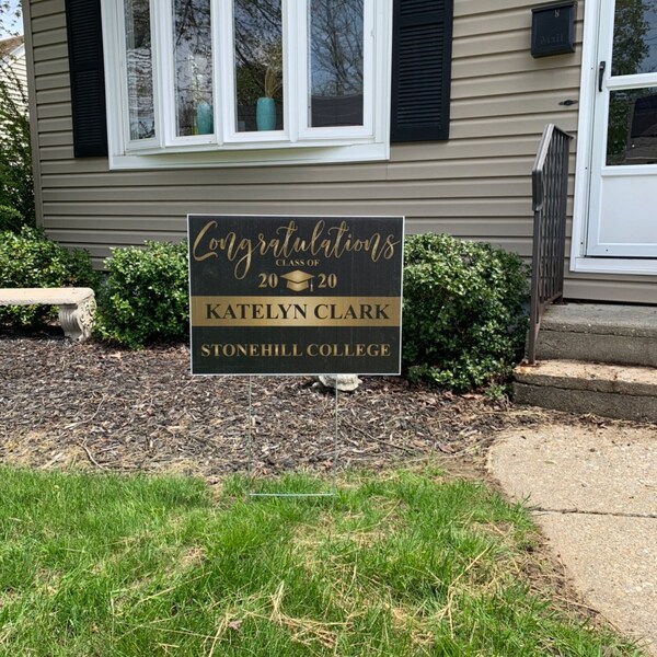 Graduation Lawn Signs, Yard Signs, Outdoor Lawn Decorations, Lawn ...