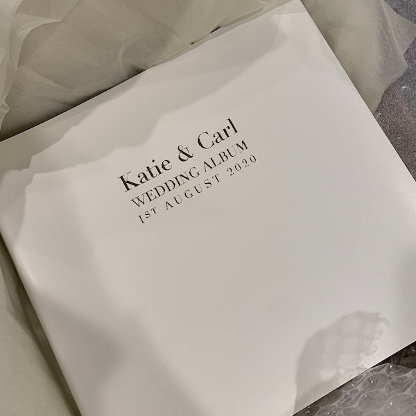 Handmade and Personalised Large Leather Photo Album - Etsy