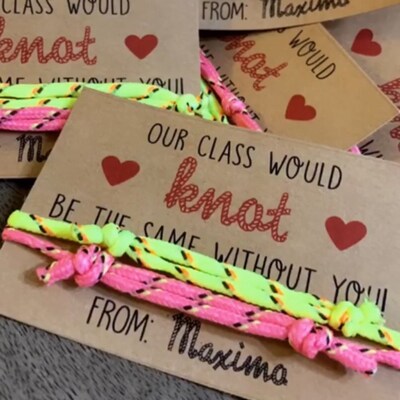 Knot Valentine Cards PRINTABLE Friendship Bracelet Valentine's Day Card ...