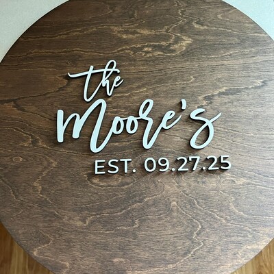 Wedding Welcome Sign Custom Wood Wedding Sign Personalized Ceremony ...