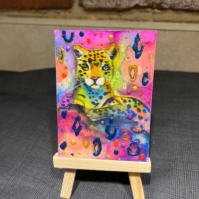 Original Art Roses on the Azure Blue Background Flowers Decor - Etsy