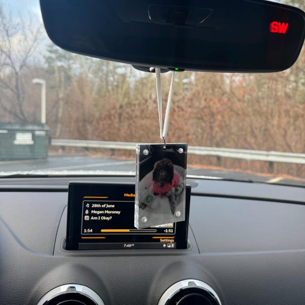 Car Photo Frame Holder, Personalized Picture Frame for Your Car's Sun ...