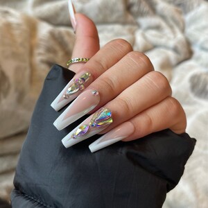 Frozen: Christmas Nails. Nail Artist. Custom Hand-painted - Etsy