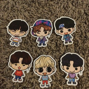 GOT7 Stickers Gotoon Animals Die-Cut Weatherproof Stickers | Etsy