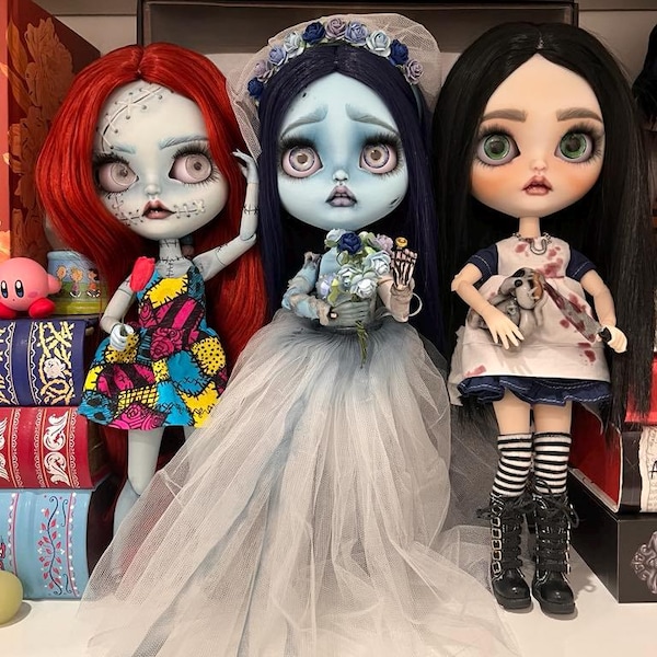 MADE TO ORDER Corpse Bride Inspired Blythe Doll - Etsy