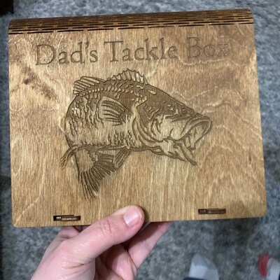 Personalized Mini Tackle Box Custom Jig Box Fishing Gear Outdoor ...