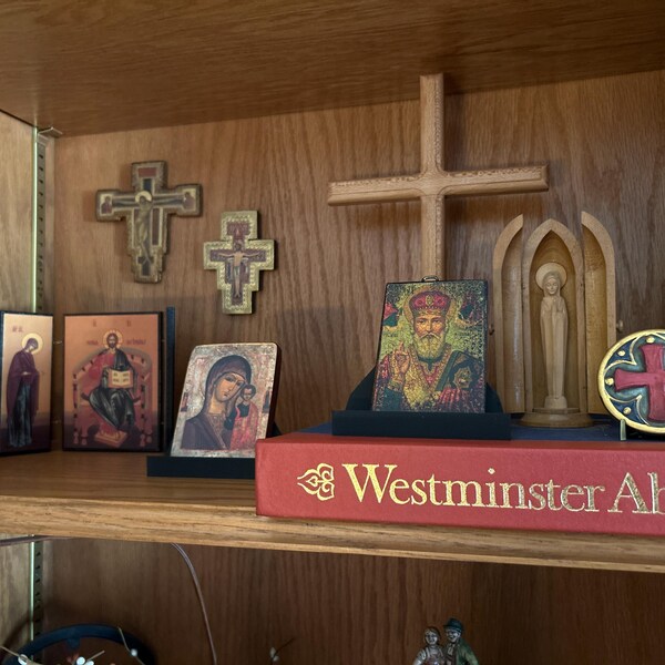 Icon Stand - 3D Printed Support for Icons With Orthodox Cross on Back ...