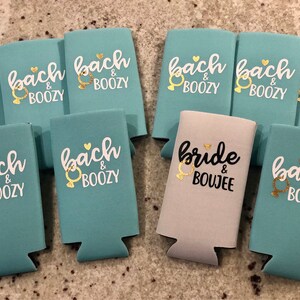 Bride and Boujee Bach and Boozy Bachelorette Party Slim - Etsy