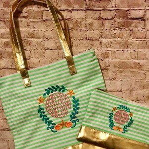 Beach Monogram Frame Digital Machine Embroidery Design 4 Sizes ...