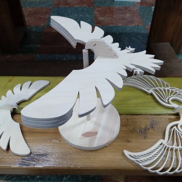 Balancing Bird 3mm Digital File for Laser and CNC | CDR SVG Ai | Laser ...