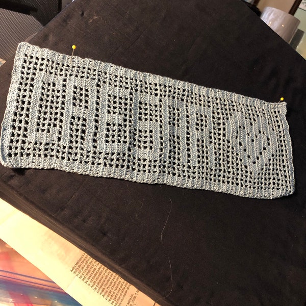 Personalized Name Doily Crochet Pattern Version 2 Name Doily Crochet ...