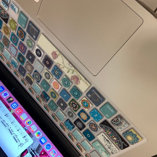 Keyboard Sticker for MacBook Pro and Air M2air13 Decal for Apple Laptop ...