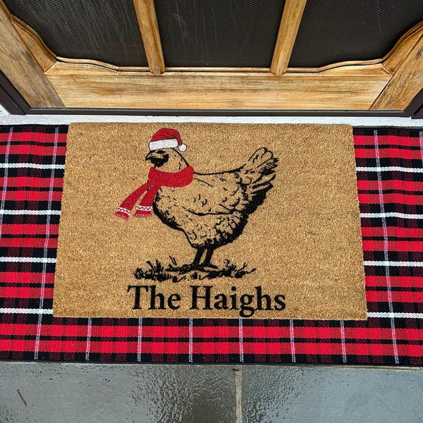 Custom Horse Farm Welcome Mat, Personalized Show Jumping Doormat ...