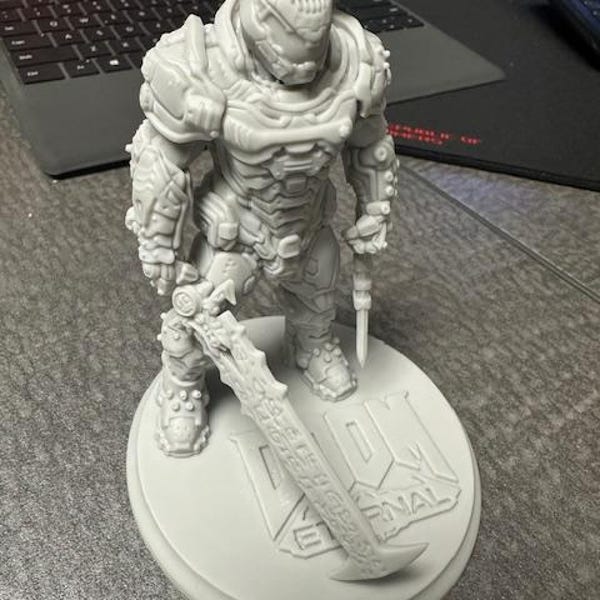Doomguy Figure, Doomguy Digital 3D Model, Doomguy Stl 3D Model Design ...