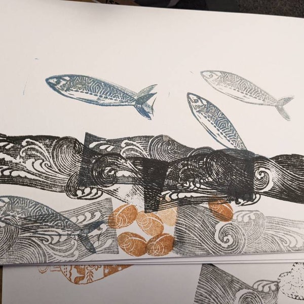 Lobster and Cornish Crab Rubber Stamps, Sea Stamps for Card Making ...