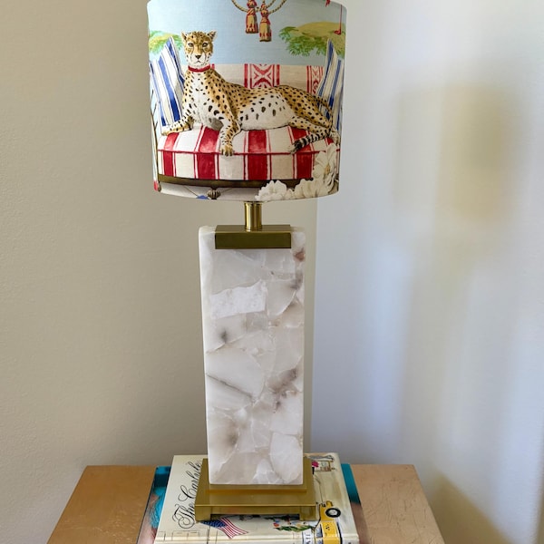 Lampshade Drum Lampshade Cheetah Lamp Shade Unique Lampshade Hand Made ...