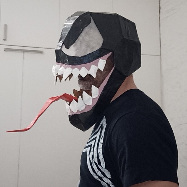 VENOM MASK DIY lowpoly papercraft - Etsy México