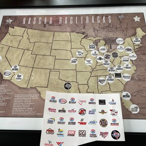 FBS College Football Stadiums Teams Location Map 24x18 | Etsy