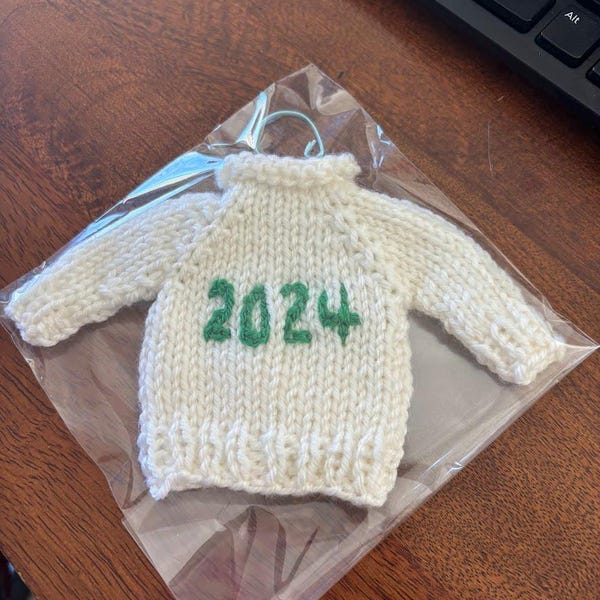 Knitting Pattern for Mini Sweater Ornament - Etsy