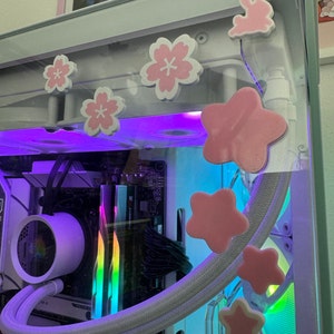 Snowflake Gaming Computer Fan Shroud/ Grill /cover Custom 3D Printed ...