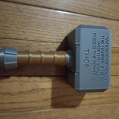 Thor Hammer Baby Rattle Cosplay Birthday Gift Nursery - Etsy