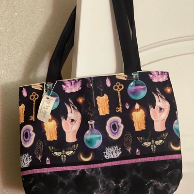 Witchcraft Shoulder Bag Purse Witchy Magic Handbag Tote Bags by April ...