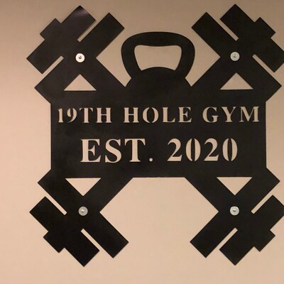 Personalized Gym Sign, Crossfit Gift, Workout Gift, Gym Decor, Home ...