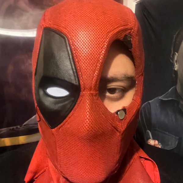Deadpool 3 Style Halfshell Costume Cosplay Mask With Screen Printed ...