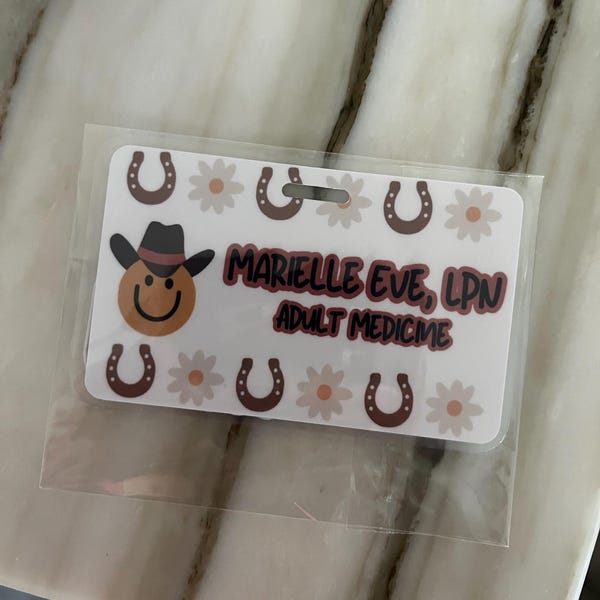 Custom Nurse Badge Name Tag/ Badge Buddy/ Badge Reel Name Card/ Badge ...