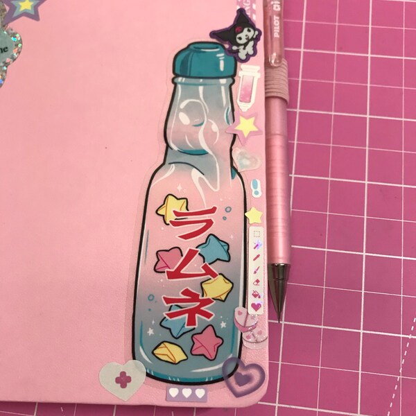 Ramune - Clear Vinyl Sticker - Etsy